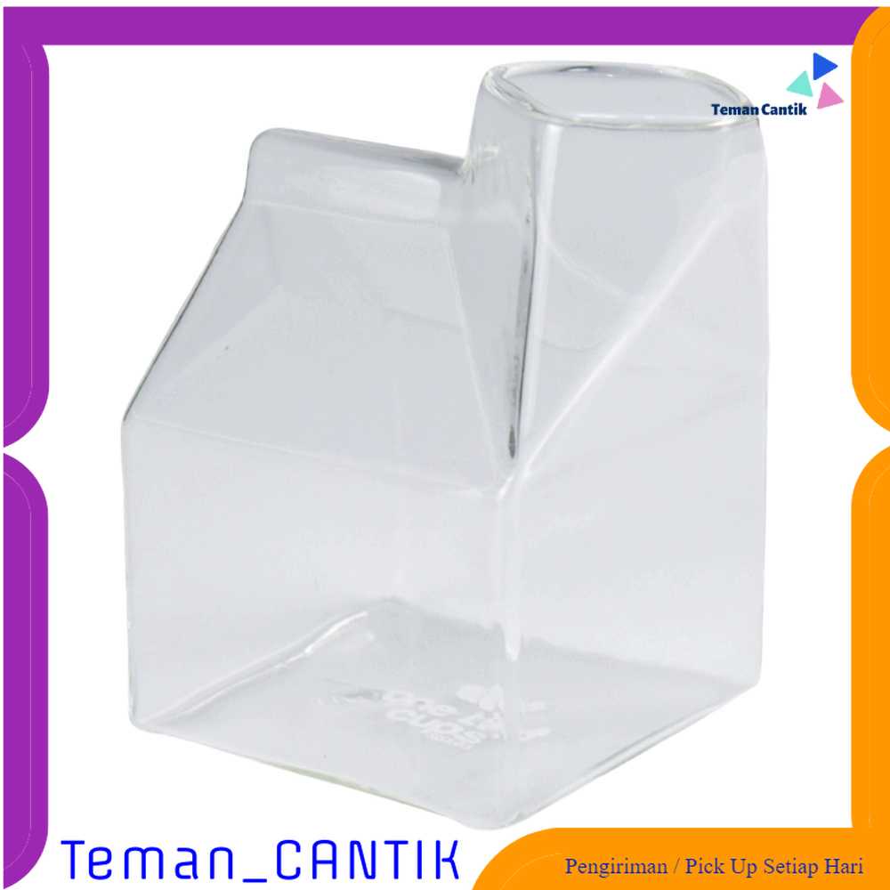 Jual TC-DA1 One Two Cups Gelas Kaca Susu Borosilicate Glass Milk Box ...