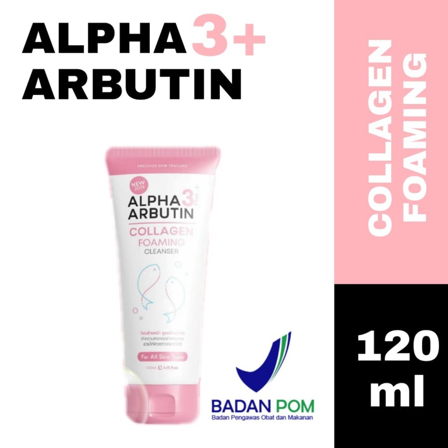 Jual Precious Skin Alpha Arbutin 3+++ Collagen Foaming Face Cleanser 120ml | Shopee Indonesia