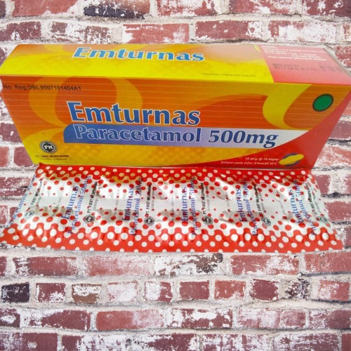 Jual Emturnas Tablet Paracetamol Per Box | Shopee Indonesia