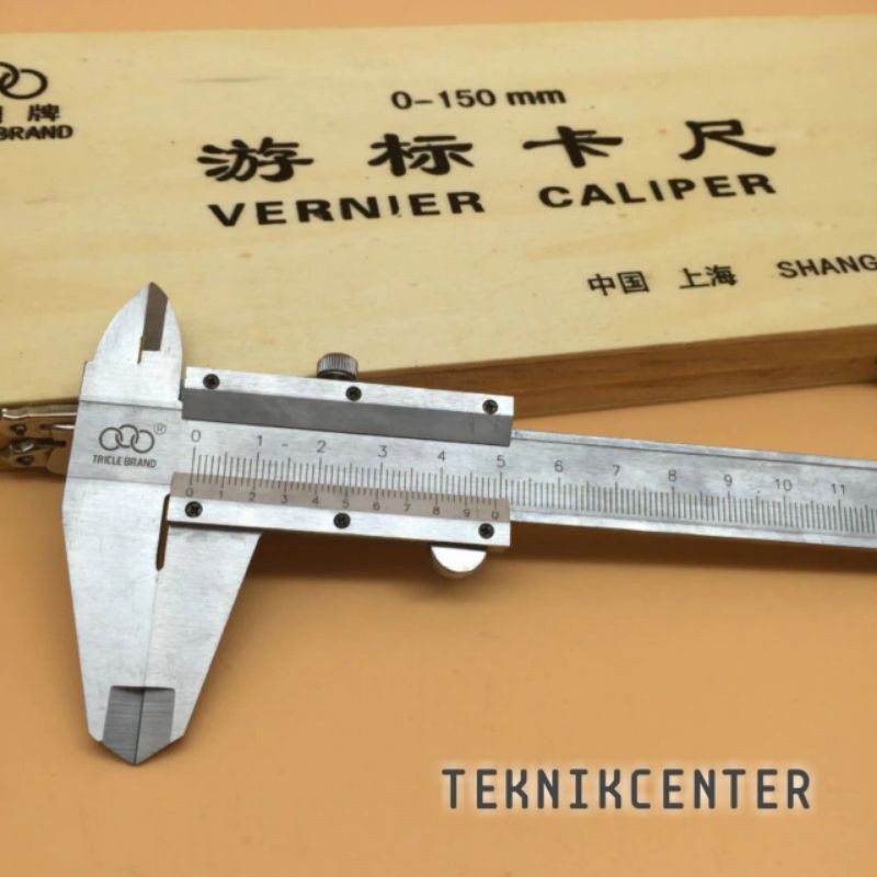 Jual Sigmat jangka sorong manual 6 inch - Vernier Caliper 0 - 150 mm TRICLE BRAND | Shopee Indonesia