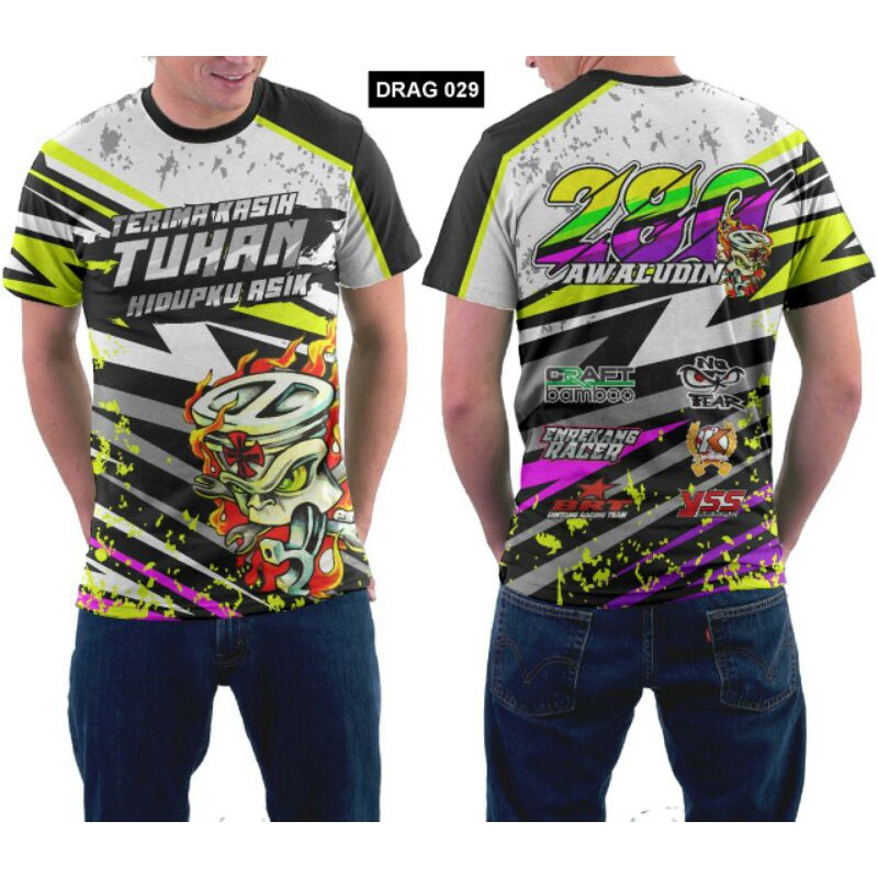 Jual JERSEY DRAG/RACING CUSTOM | Shopee Indonesia