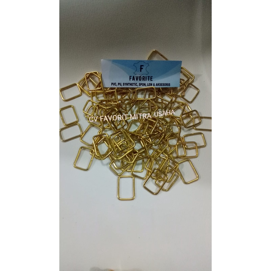 Jual RING KOTAK TIPIS GOLD UKURAN 2CM ISI 100PCS | Shopee Indonesia