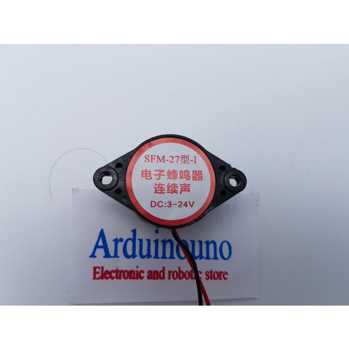 Jual nGTS02s Sfm-27-W Piezo Electric Piezoelectric Buzzer Black Hitam Bgde04T | Shopee Indonesia