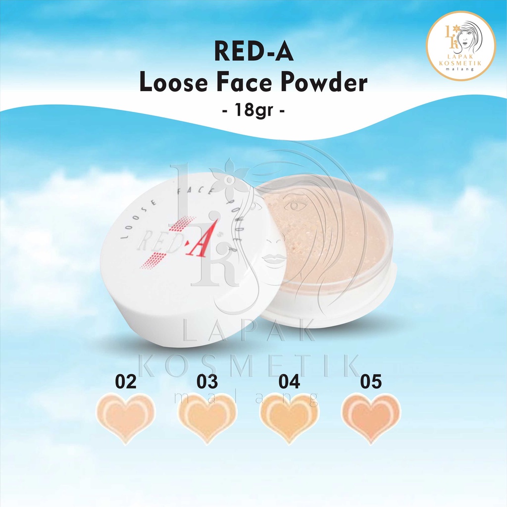 Jual Red-A Loose Face Powder 18gr Bedak Tabur | Shopee Indonesia