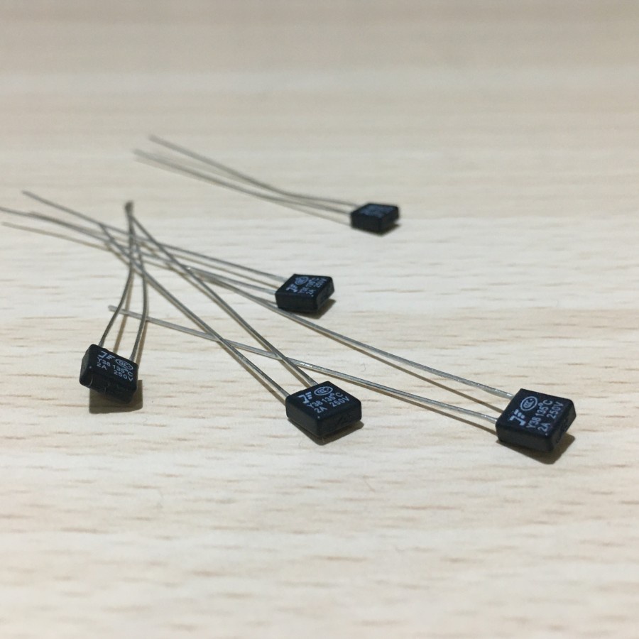 Jual FUSE THERMAL THERMOFUSE TERMOFUSE 2A 250V 125°C 130°C 135°C KIPAS ...