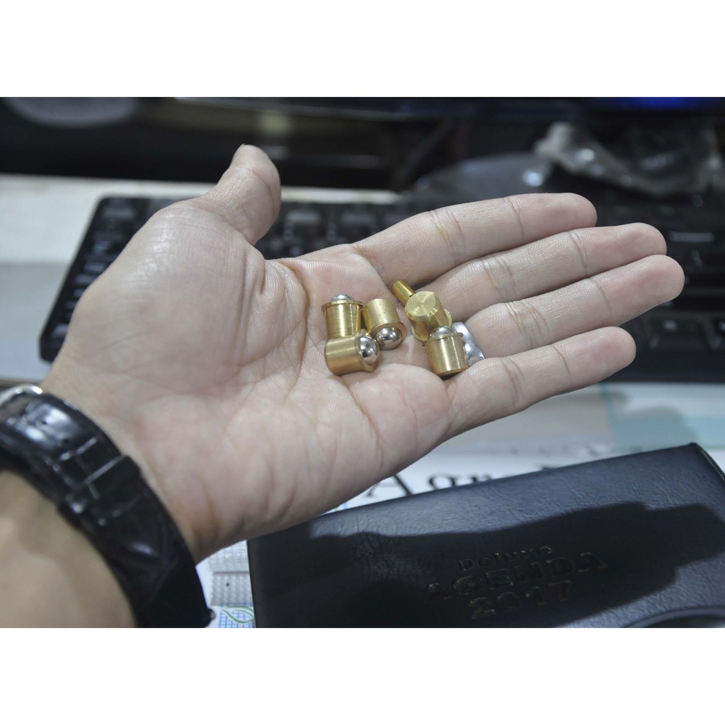 Jual PAKET Spring knob mini diameter 9 mm (10 pcs) Pigura Frame Bingkai ...