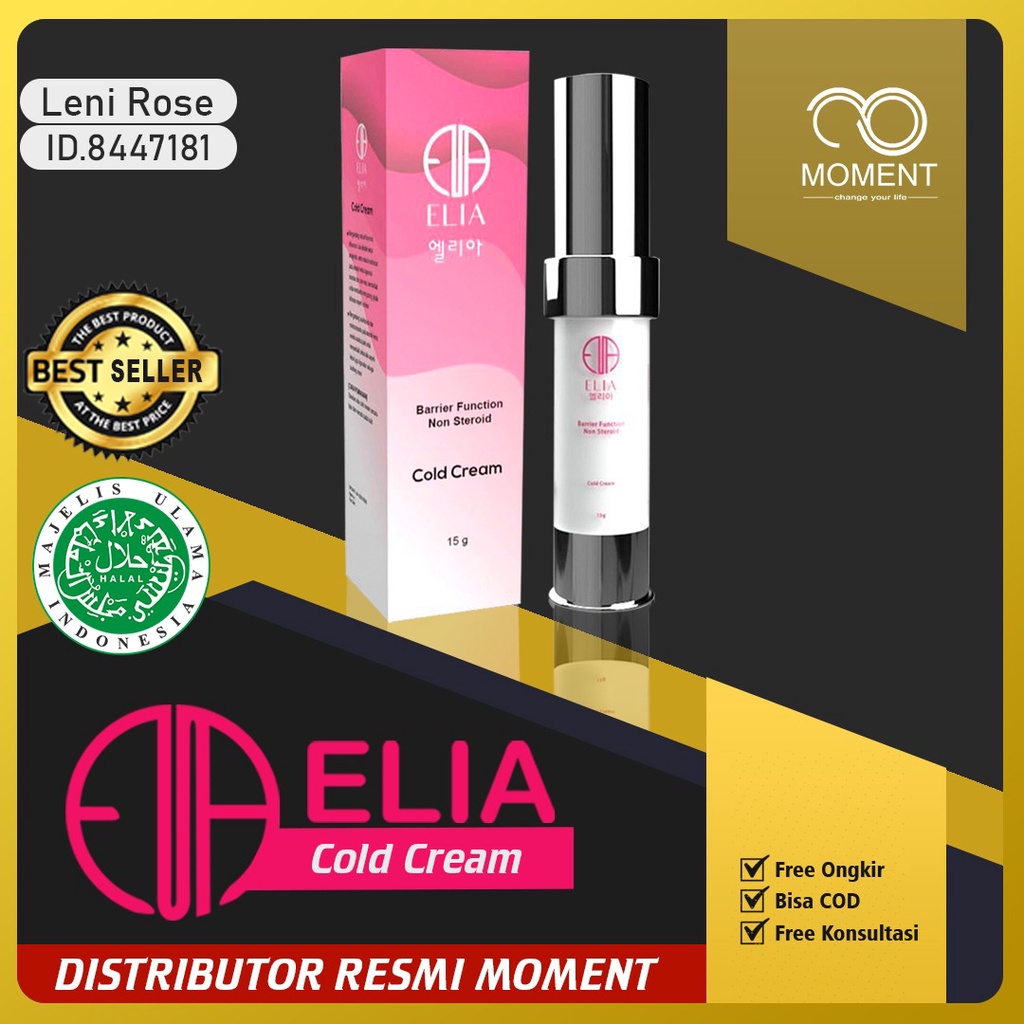 Jual ELIA COLD CREAM SKINCARE KOREA ORIGINAL ATASI LUKA BAKAR TERGORES ...