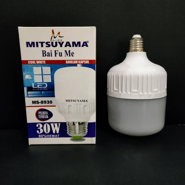 Jual Bohlam Lampu LED Kapsul Mitsuyama 30 Watt | Shopee Indonesia