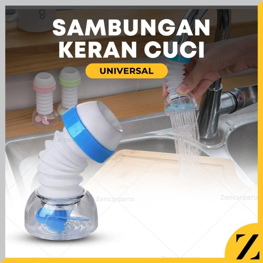 Jual Sambungan Kran air Dapur Cuci Piring Penyambung Pemanjang Keran ...