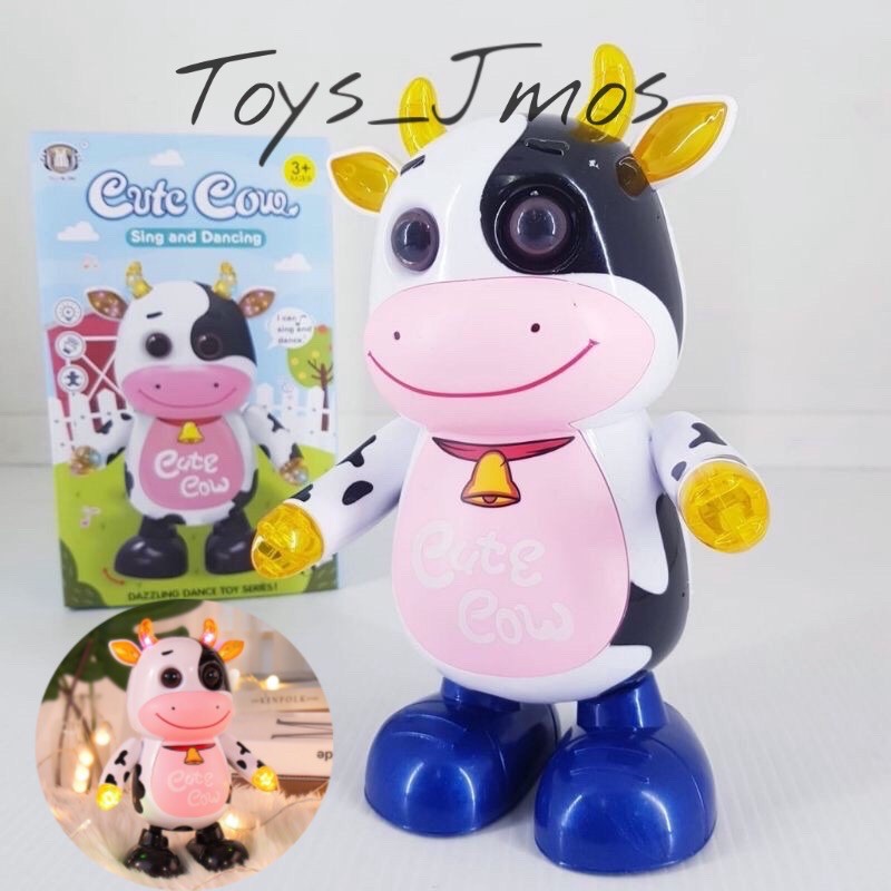 Jual MAINAN DANCING ROBOT SAPI CUTE NYANYI DAN NARI | Shopee Indonesia
