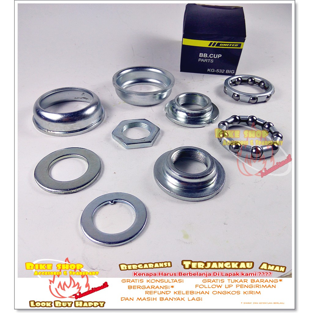 Jual bottom bracket / bb / komgir BMX ukuran USA 20 | Shopee Indonesia