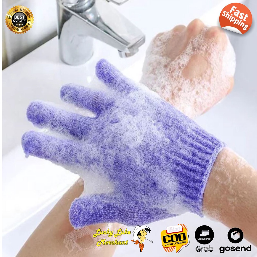 Jual Washlap Sarung Tangan Cuci Fabric Glove Serbaguna Wash Lap untuk ...