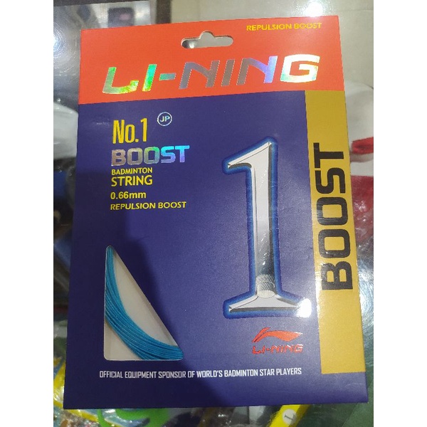 Jual SENAR BADMINTON LINING NO 1 BOOST // Lining Number 1 BOOST No 1 ...