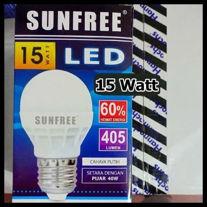Jual Bohlam Lampu LED Sunfree 15watt 15w | Shopee Indonesia