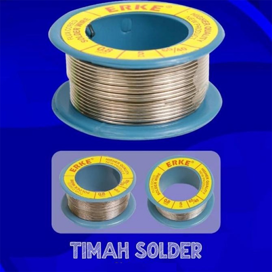 Jual TIMAH SOLDER 5M 60/40 0.8MM / TINOL TENOL 5 M / FLUX CORED / 5 ...