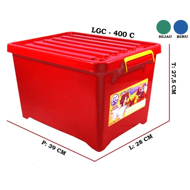 Jual box container roda uk 30 liter | Shopee Indonesia