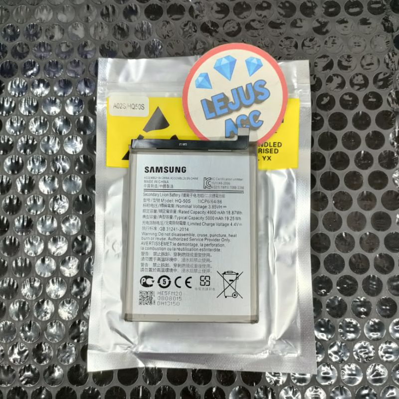 Jual Baterai Batre Battery Samsung A02S A03S HQ50S HQ-50S original | Shopee Indonesia