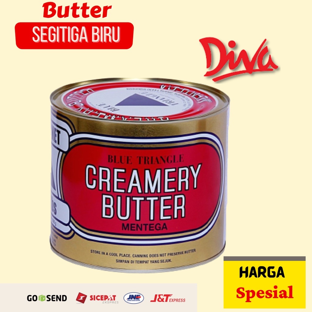 Jual Butter Segitiga 2KG / Creamery Blue Triange Butter | Shopee Indonesia