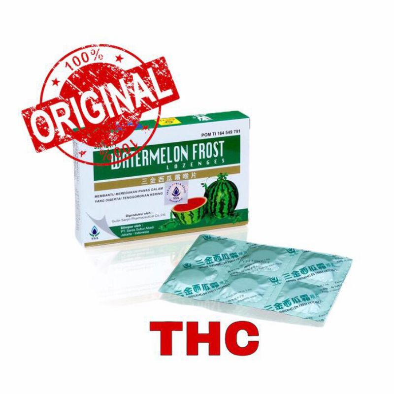 Jual SANJIN WATTERMELON FROST LOZENGES (PERMEN CAP SEMANGKA) | Shopee ...