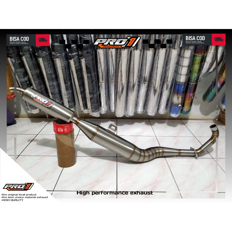 Jual knalpot standar racing stainles untuk RXZ RZR SR | Shopee Indonesia