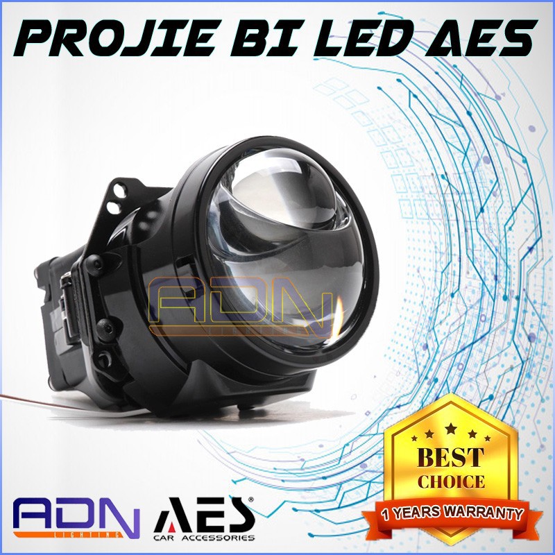 Jual Projector Projie Bi Led AES LASER Led Lens mobil motor not VRZ PCS ...