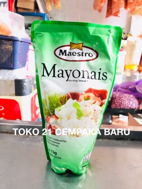 Jual Maestro Mayonais Refill 1 KG |Mayones Mayonnaise 1KG 1000g Murah ...