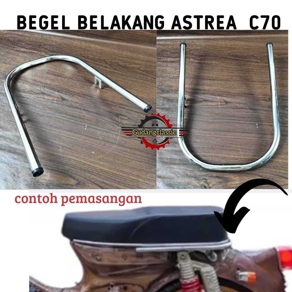 Jual begel behel belakang astrea c800 pnp c70 belakang pitung kaoto ...