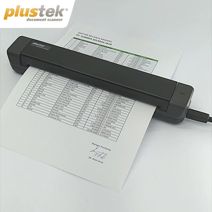 Jual Plustek Scanner MobileOffice S410 Plus - 9 Detik/lembar (Folio/F4 ...