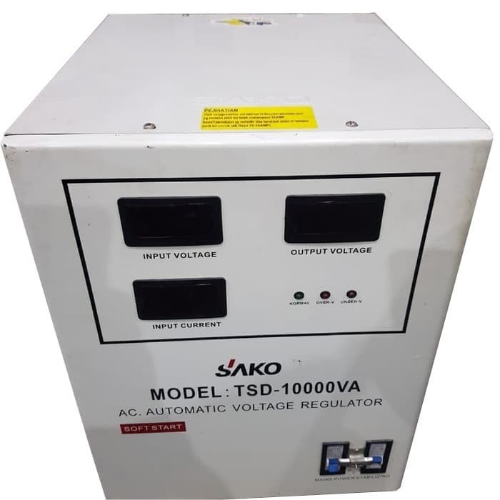 Jual Stabilizer Listrik SAKO TSD-10000VA LED Digital Stabil 10000 VA ...