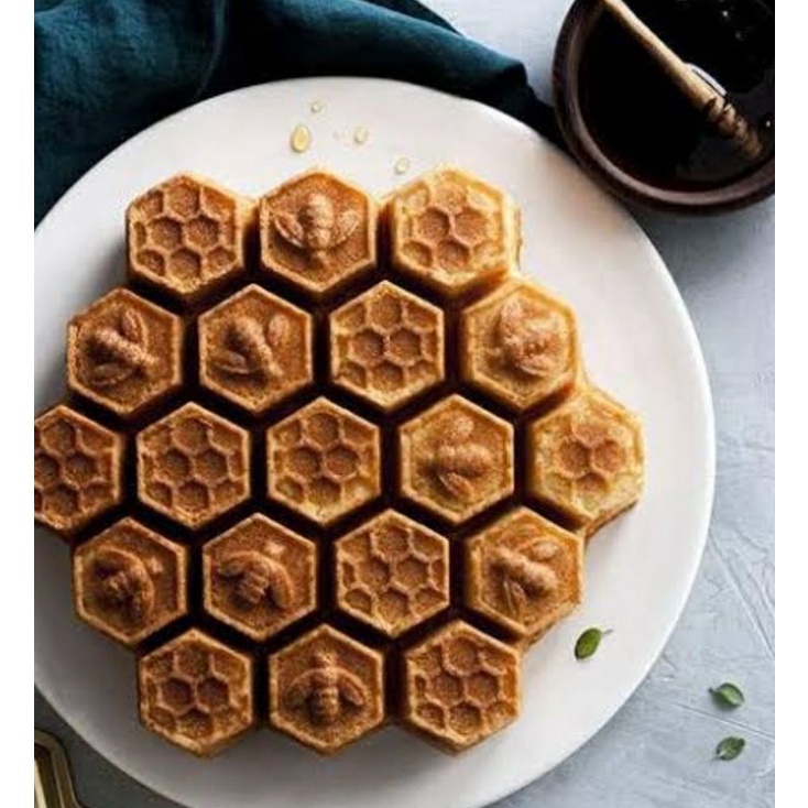 Jual new!! loyang sultan honeycomb bee pan gold (bisa COD) | Shopee ...