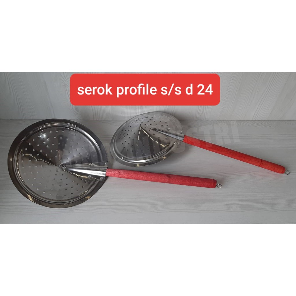Jual Serok Stainless Profile 24 Peralatan Masak | Shopee Indonesia