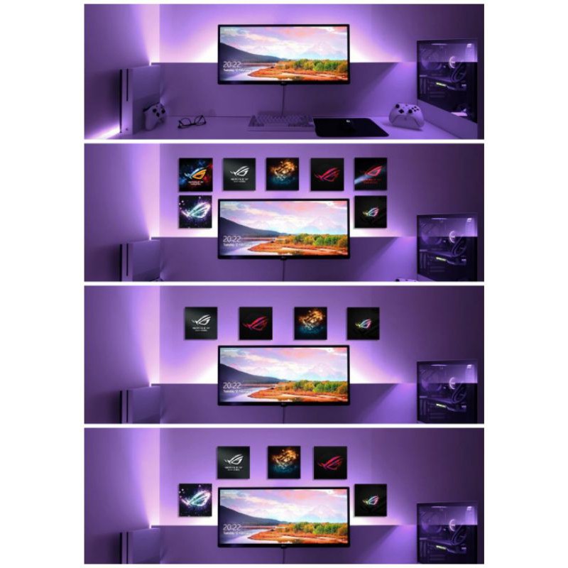 Jual ROG MSI AORUS Wall Decor buat Setup PC | Shopee Indonesia