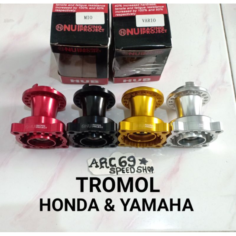 Jual Tromol Nui racing Thailand Tromol Becak Cnc/Almu Honda Vario ...