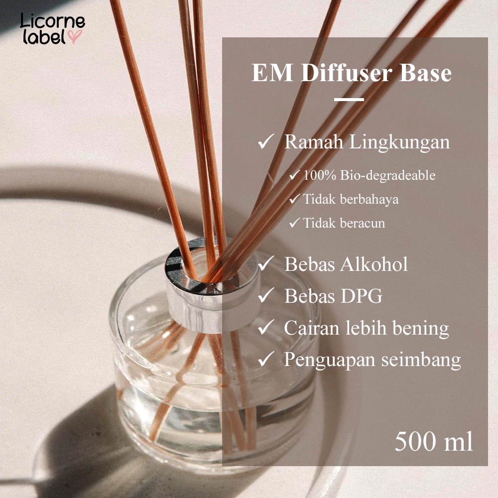 Jual 500ml Reed Diffuser Solvent Base Oil Stick Base Pengharum Ruangan Essential Campuran Mix ...