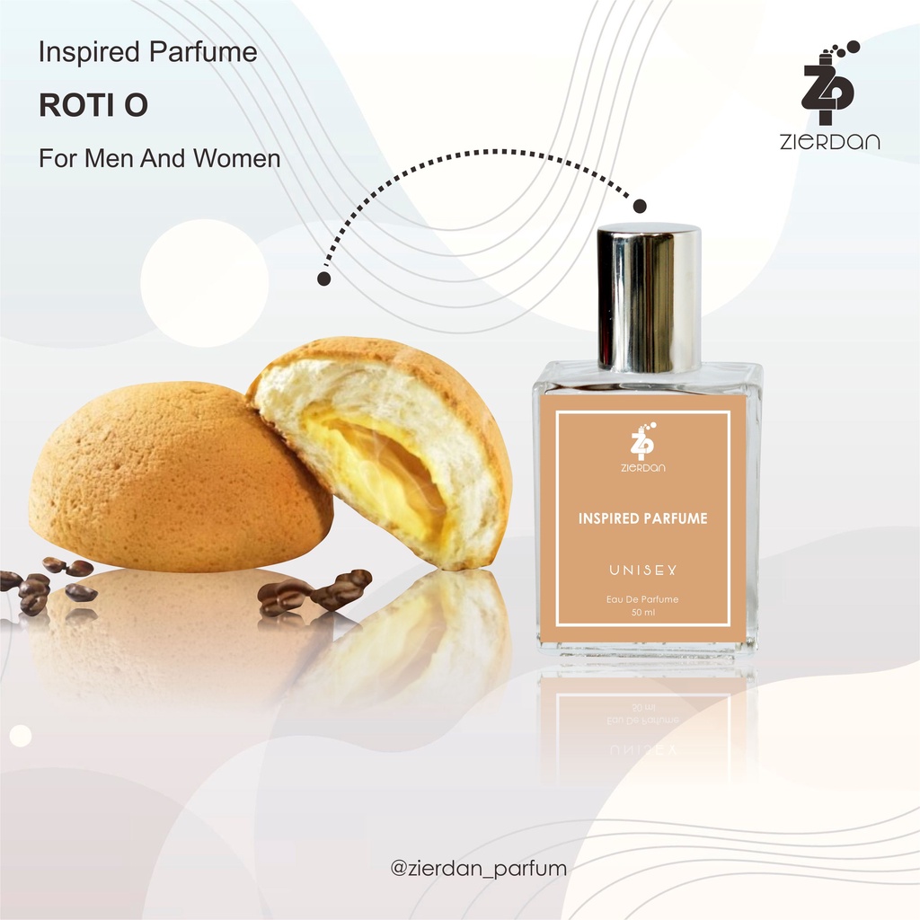 Jual Zierdan Inspired Parfum Roti O Coffee Vanilla Parfume Farfum ...