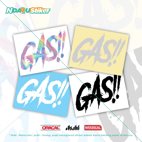 Jual Sticker Viral GAS!! | Sticker Cutting Viral GAS!! | Sticker Herex ...