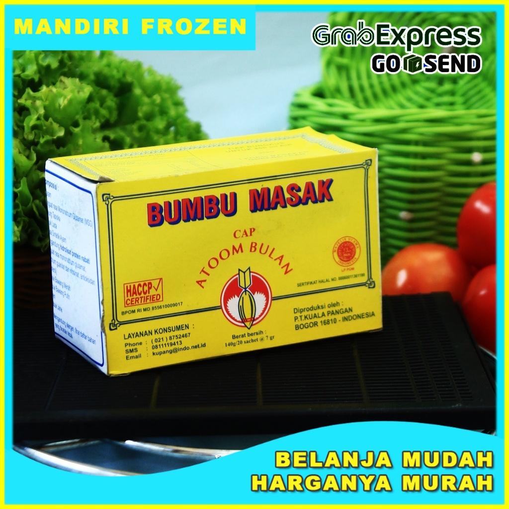 Jual ATOOM BULAN Bumbu asin 140gr - Bumbu Penambah Rasa | Shopee Indonesia