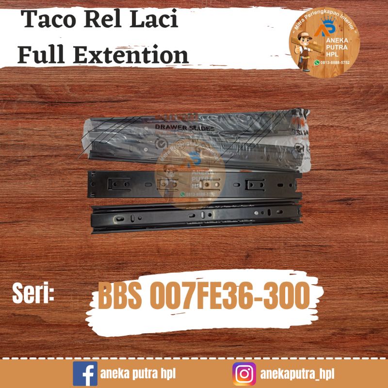 Jual Taco Rel Laci Full Extention | Double Track | Shopee Indonesia