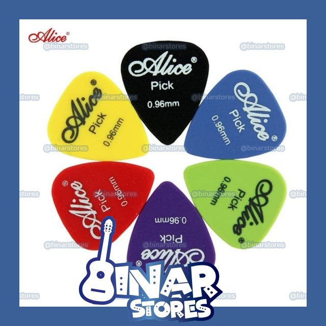 Jual #GR564 PICK GITAR ALICE AP-600Q 0.96 MM / PIK BASS AKUSTIK ...