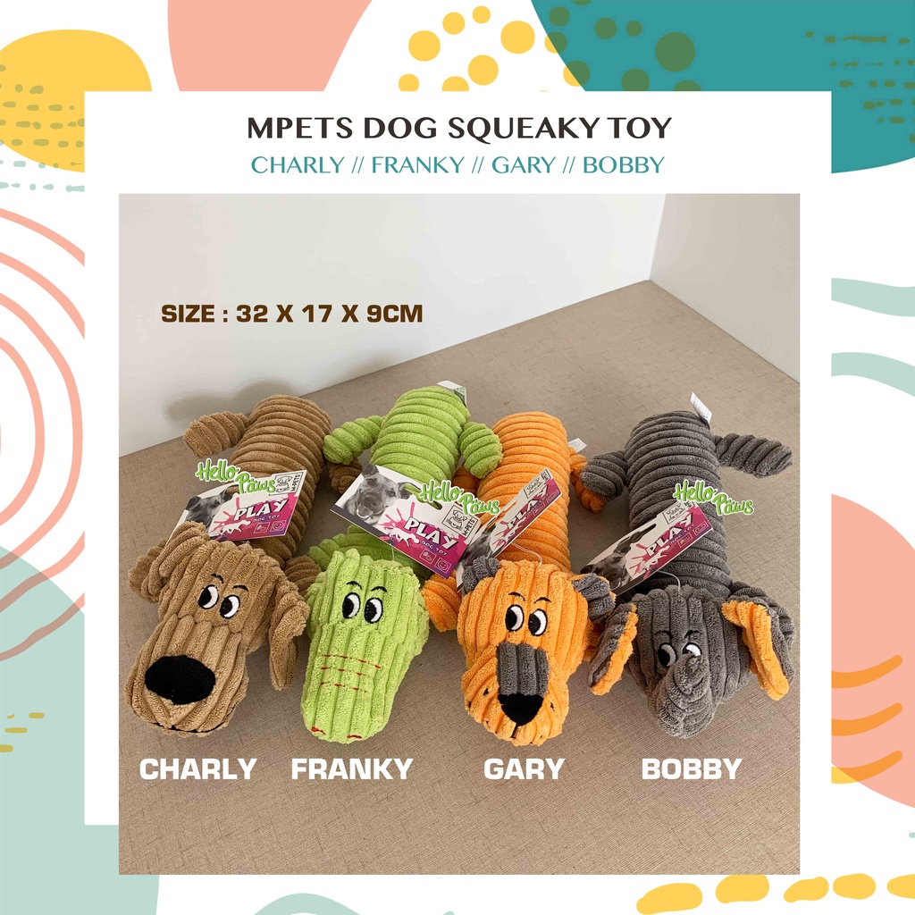 Jual Mpets Dog Squeaky Toy - Mainan Boneka Anjing dengan Bunyi | Shopee ...