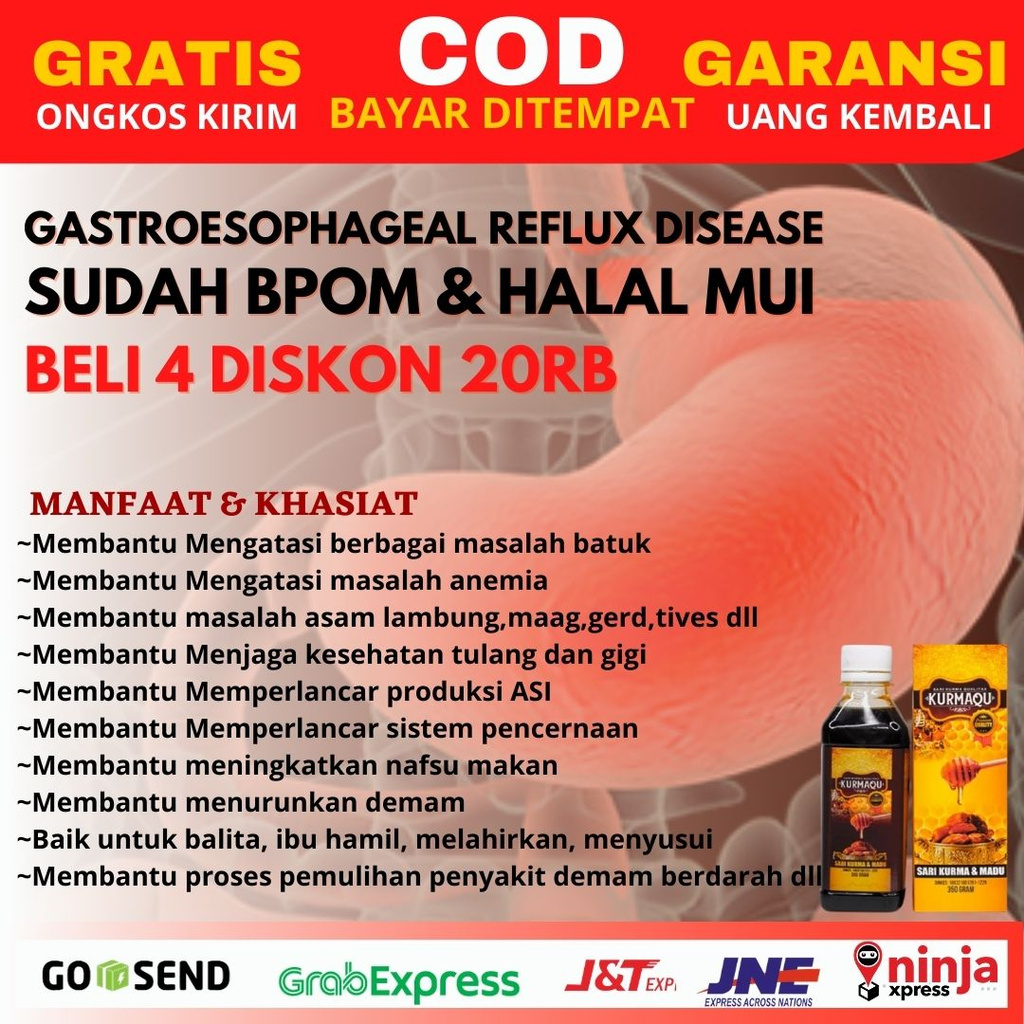 Jual FREE ONGKIR Obat Gastroesophageal Reflux Disease-Obat GERD-Asam ...