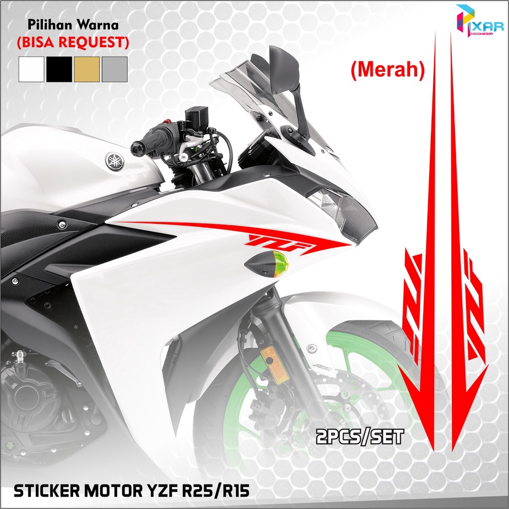 Jual STIKER CUTTING MOTOR YZF R25 R15 STICKER ANTI GORES WARNA CUSTOM ...