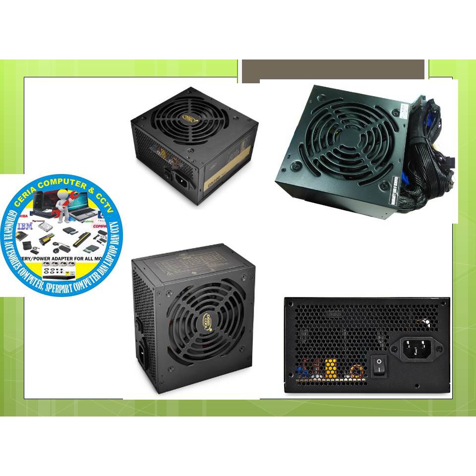 Jual POWER SUPPLY CPU COMPUTER PSU DEEPCOOL DN500 500W 80+ FLAT CABLE ...