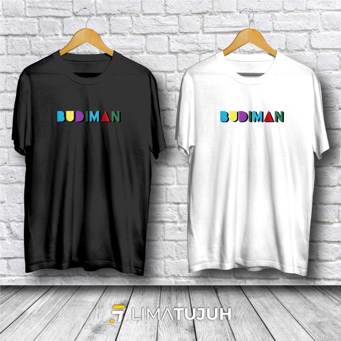 Jual Kaos Budiman Logo Baju Distro Bahan Premium 30s (ICS) | Shopee ...