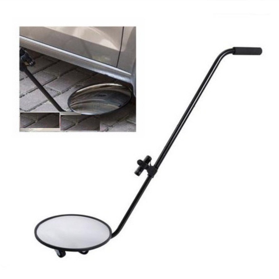 Jual Inspection Mirror 10 inch kaca deteksi inspeksi bom | Shopee Indonesia