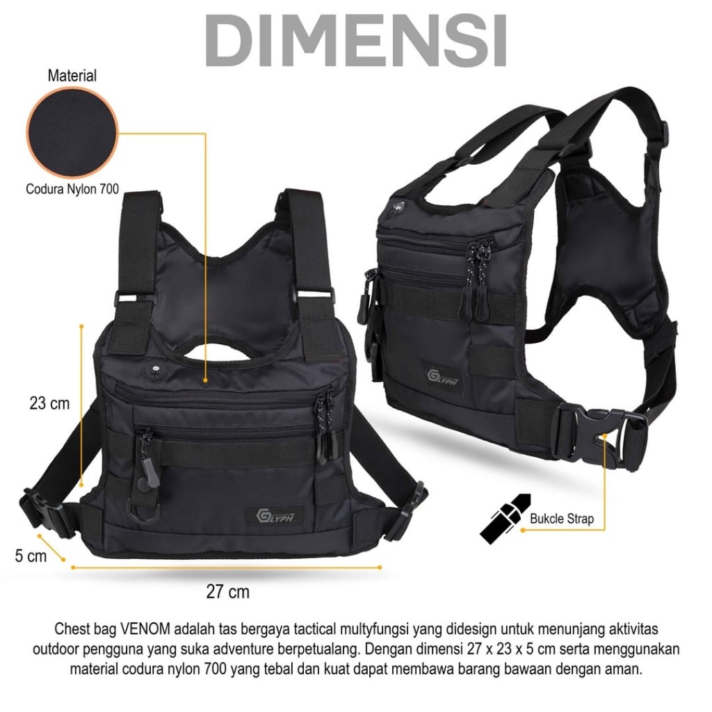 Jual Tas Pria Simpel Tas Dada Tactical Rig Bag Outdoor | Shopee Indonesia