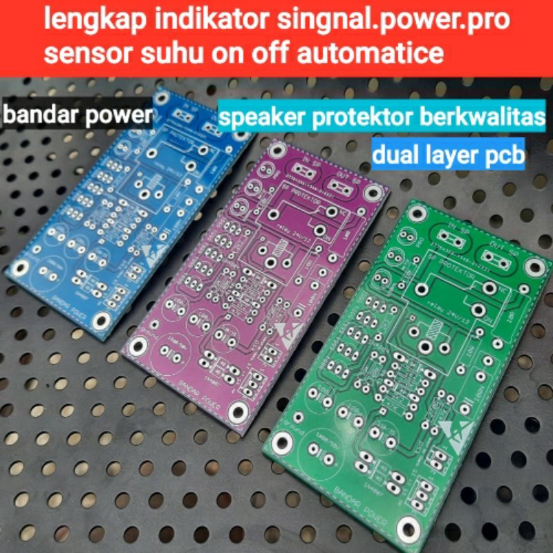 Jual PCB protektor speaker 12v /24v plus sensor suhu | Shopee Indonesia