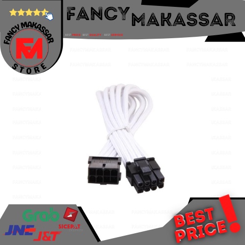 Jual Kabel PCI Express PCIE 8pin 6+2PIN Sleeve Sleeved VGA EXTENSION ...