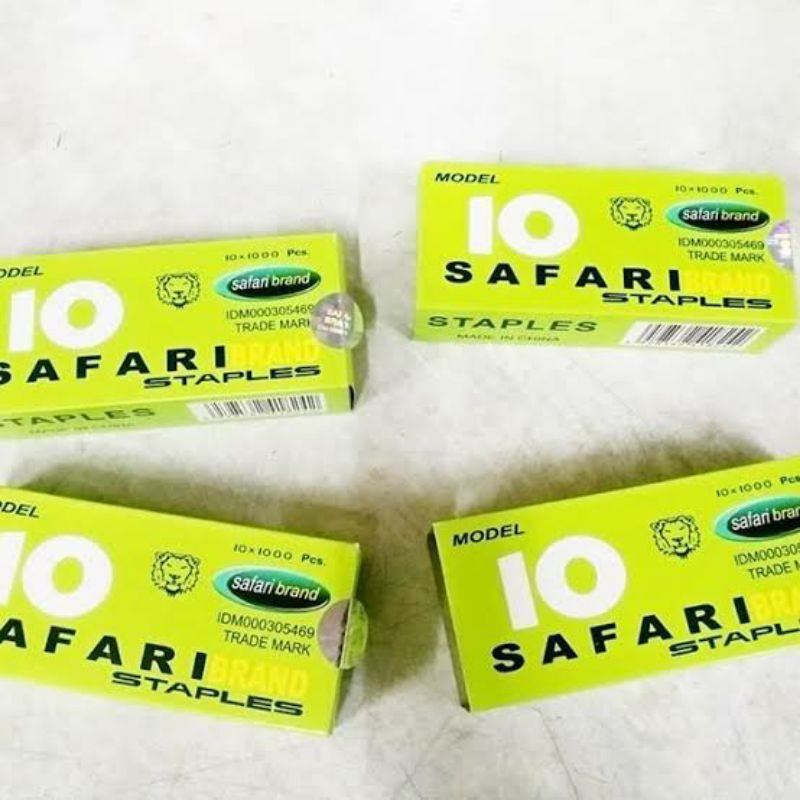 Jual Refill Staples merk SAFARI/HONAGA/SEMAT 1Box isi 10pcs | Shopee ...