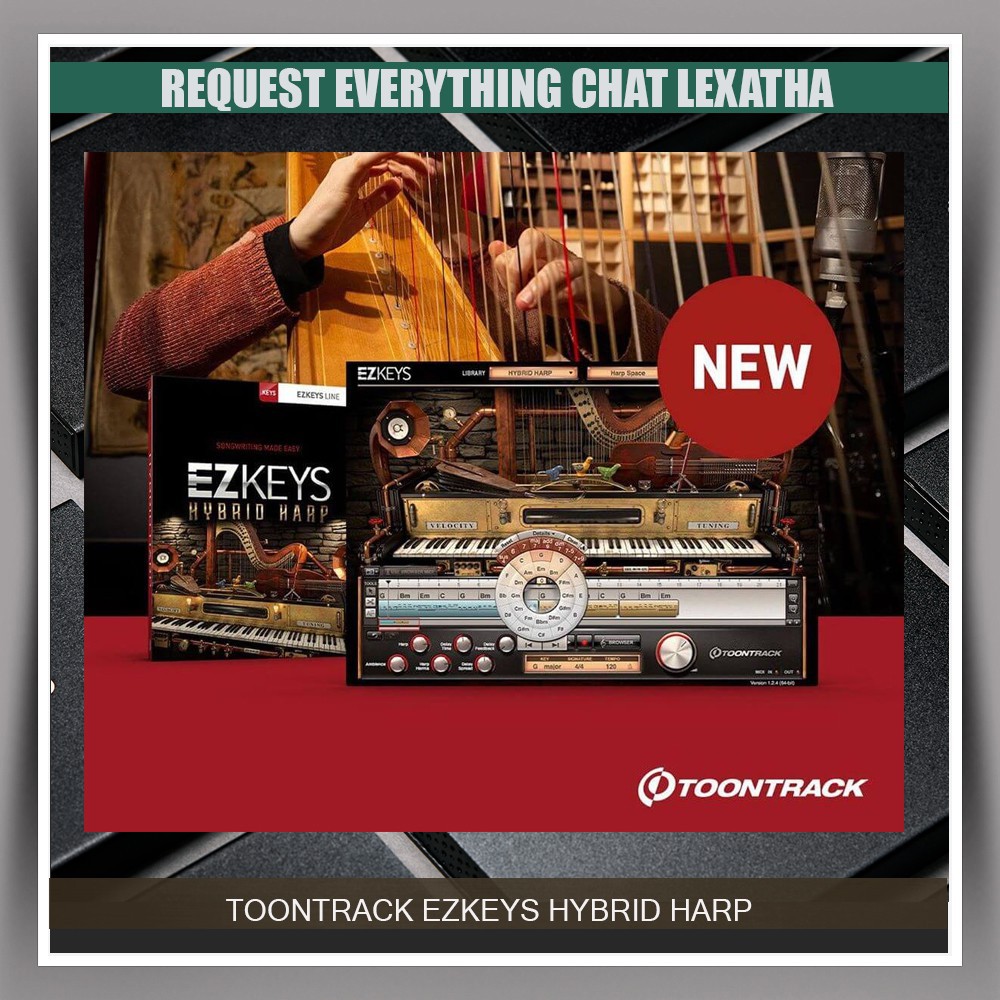 Jual Toontrack EZkeys Hybrid Harp | Shopee Indonesia